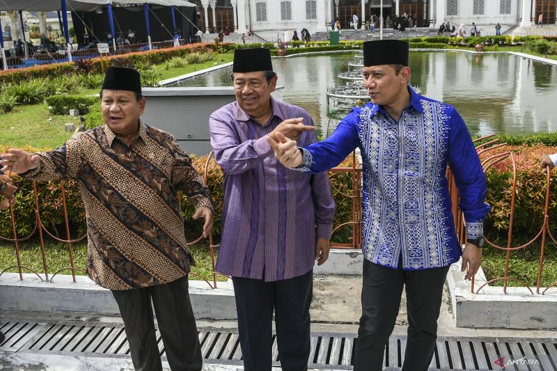 AHY mengaku belum diajak bicara soal kabinet Prabowo-Gibran AHY mengaku belum diajak bicara soal kabinet Prabowo-Gibran
